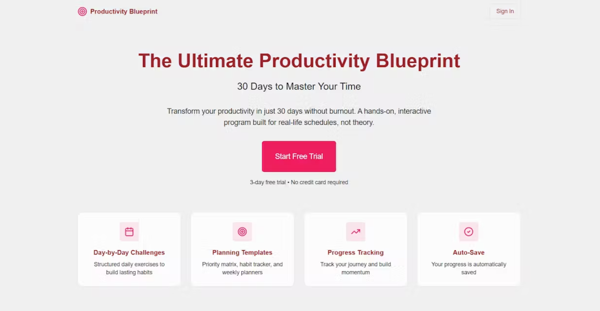 Productivity Workbook - Interactive goal setting & planning | Steemhunt
